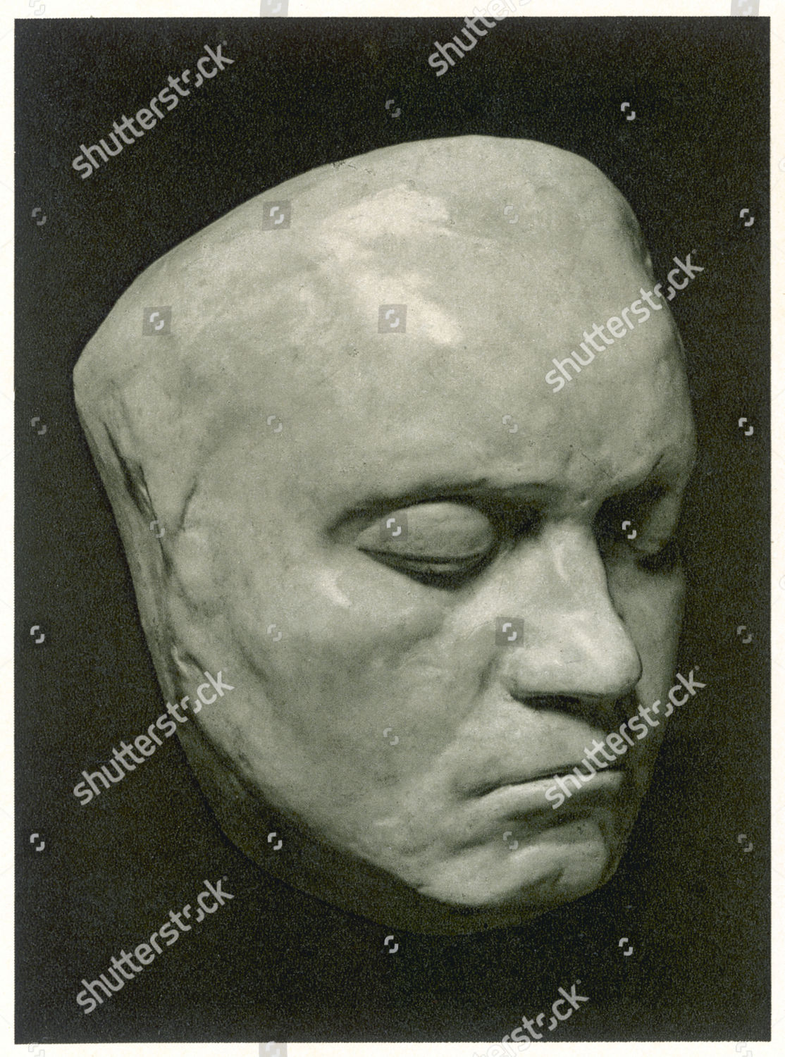 Ludwig Van Beethoven Death Mask German Editorial Stock Photo - Stock ...