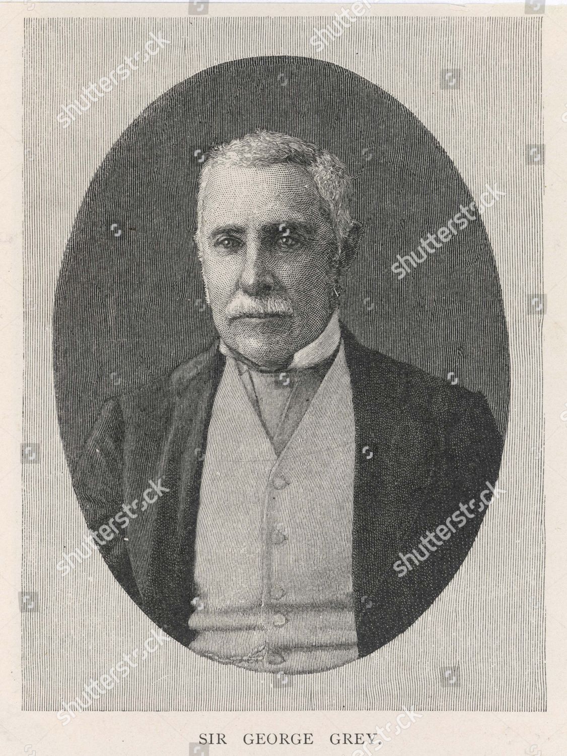 Sir George Grey Colonial Administrator Whose Editorial Stock Photo ...