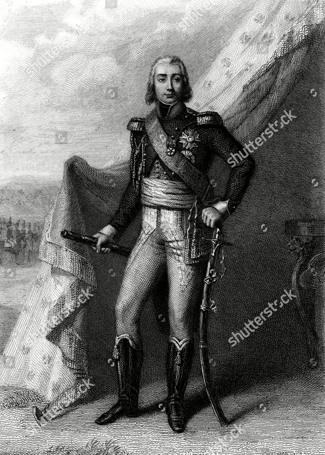 Marechal Jeanbaptiste Bessieres Duc Distrie Colonel Editorial Stock ...