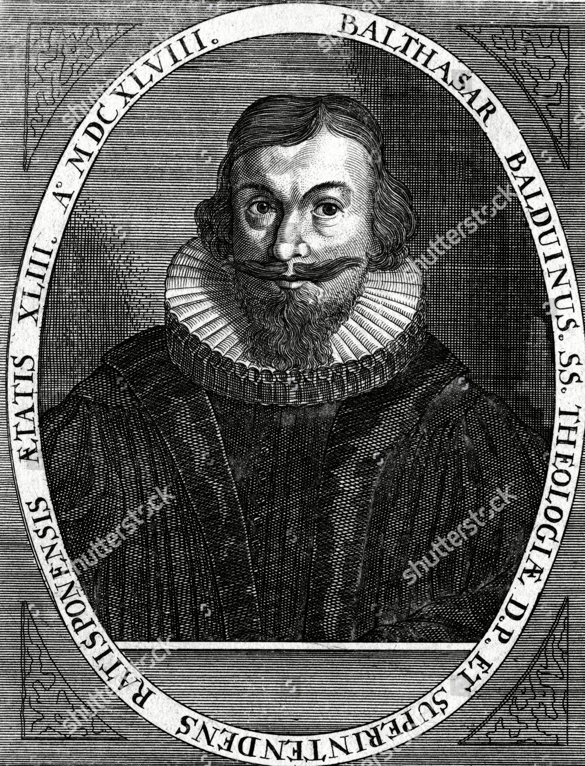 BALTHASAR BALDUINUS GERMAN THEOLOGIAN RATISBON CIRCA Editorial Stock ...