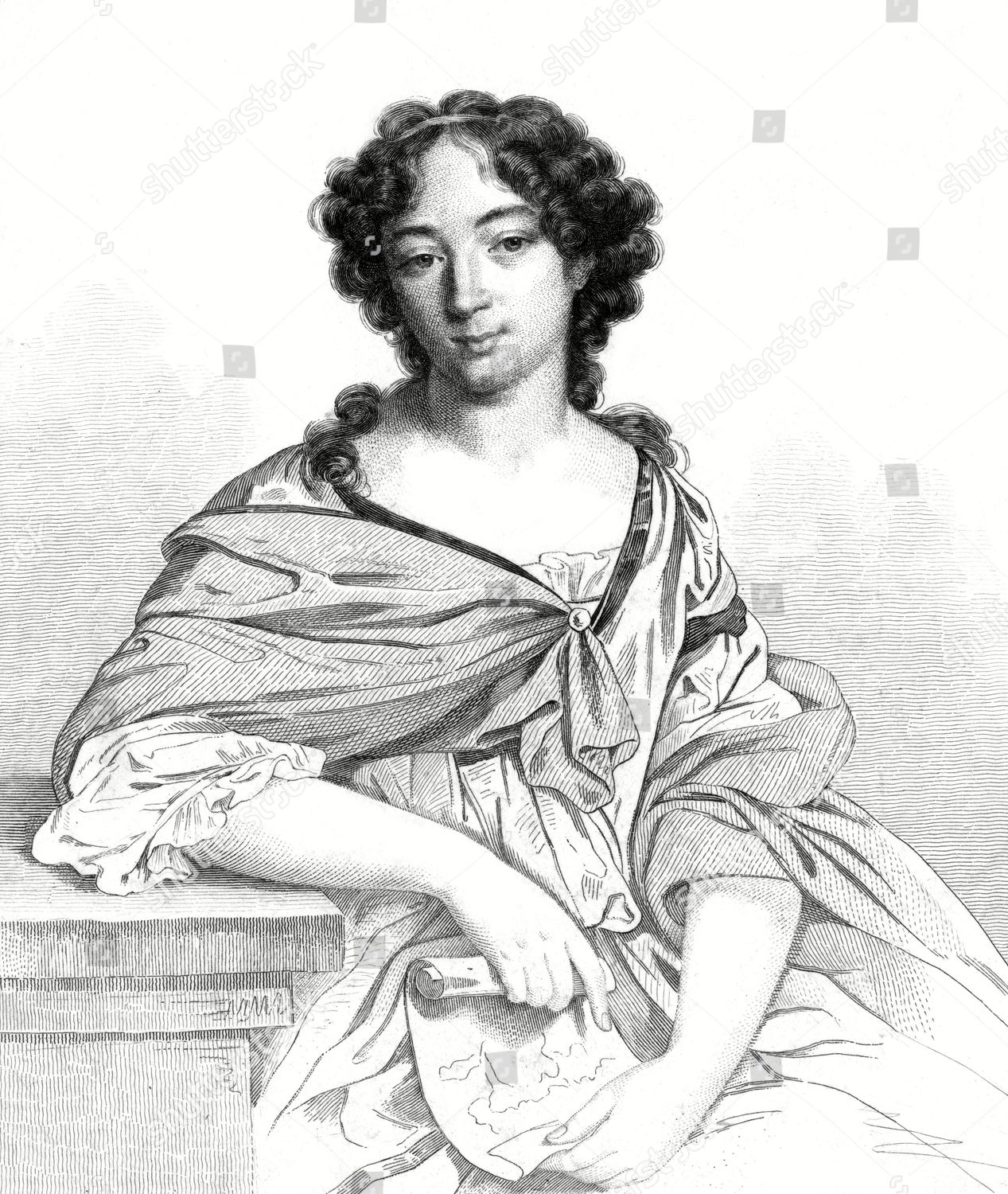 Elizabeth Sophie Cheron Later Madame Le Editorial Stock Photo - Stock ...