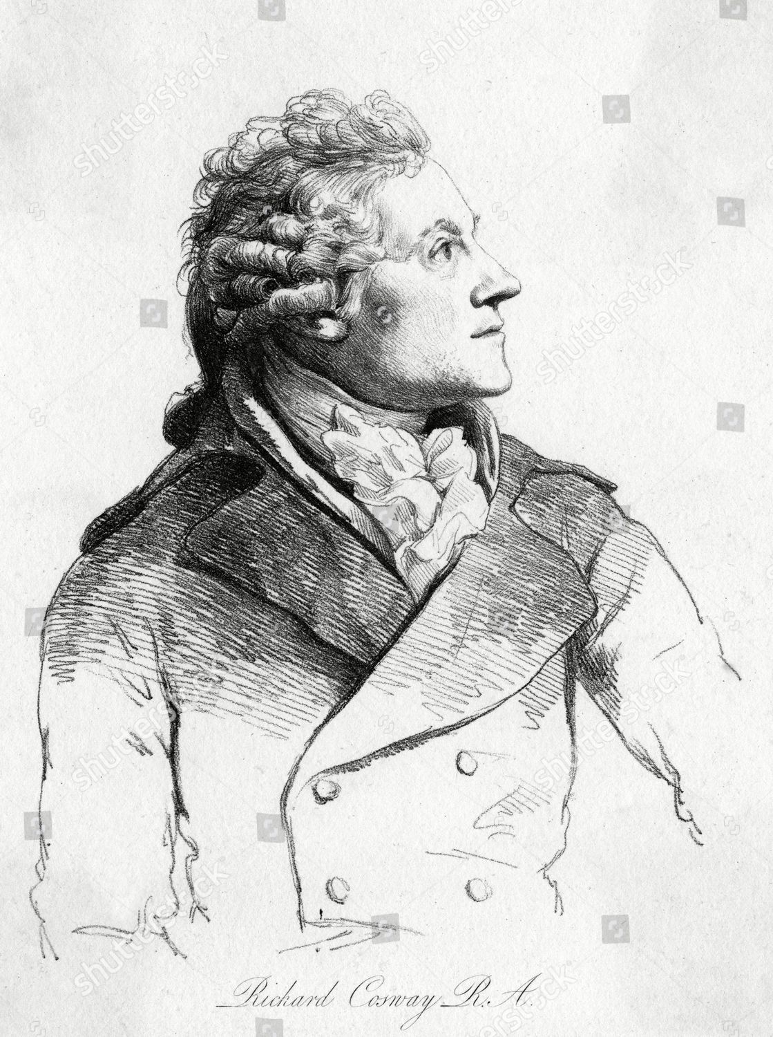 Richard Cosway Artist 1742 1821 Editorial Stock Photo - Stock Image ...