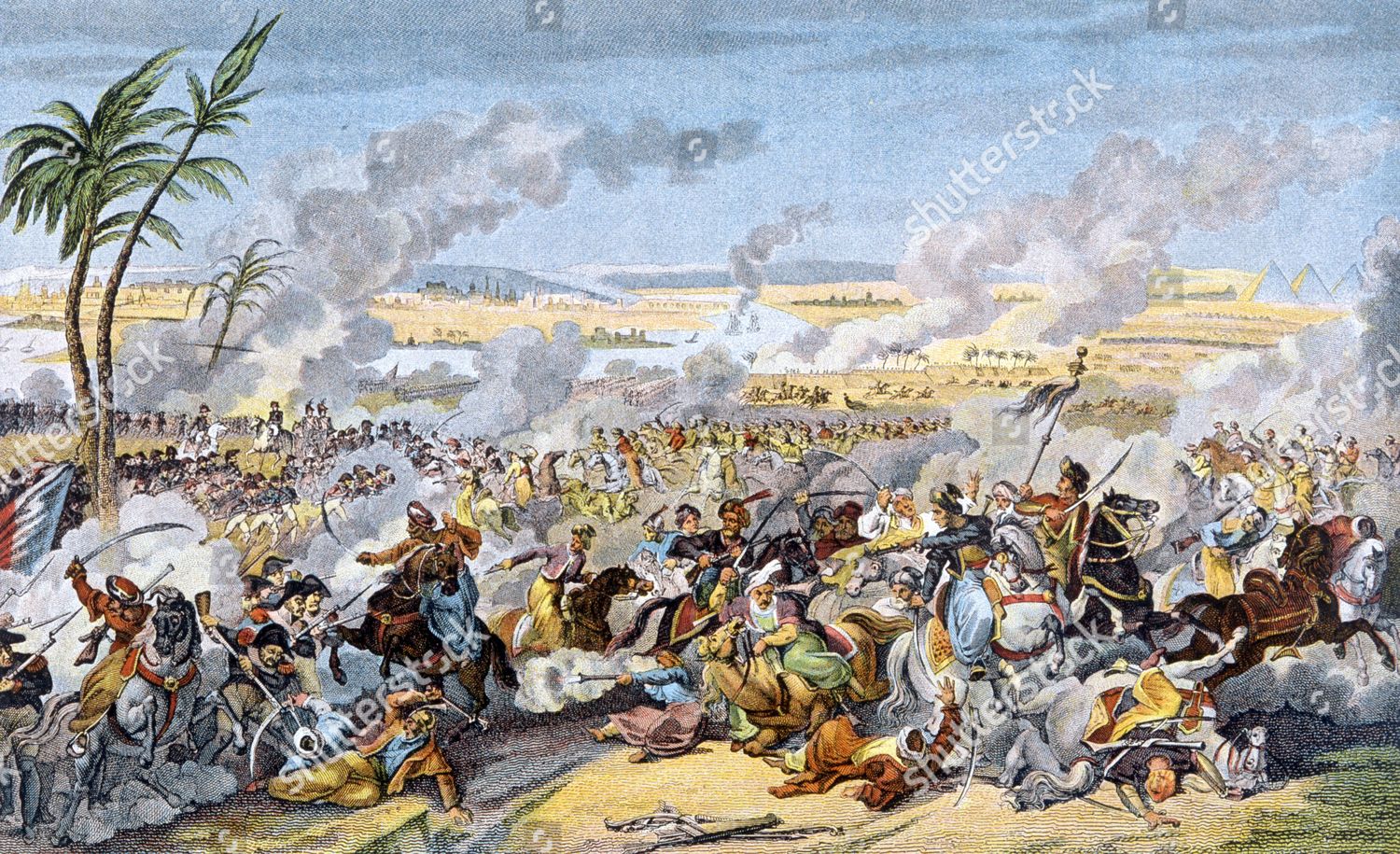 Egyptian Campaign Napoleon Defeats Beys Battle Editorial Stock Photo ...