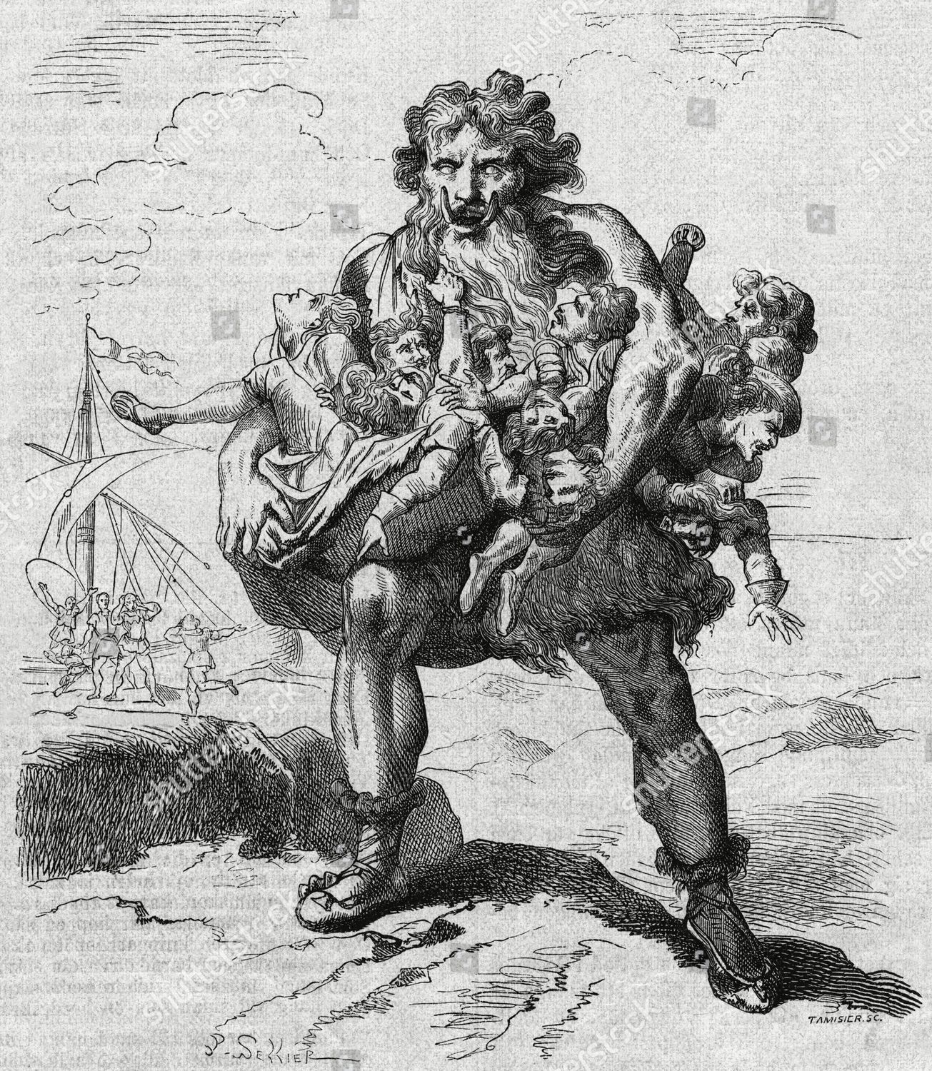 Werewolf His Victims 17th Century Editorial Stock Photo - Stock Image ...