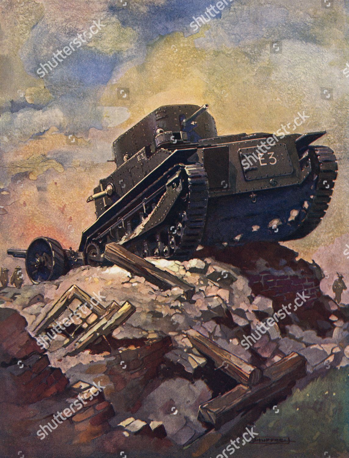 British Tank 1920s 1920s Editorial Stock Photo - Stock Image | Shutterstock