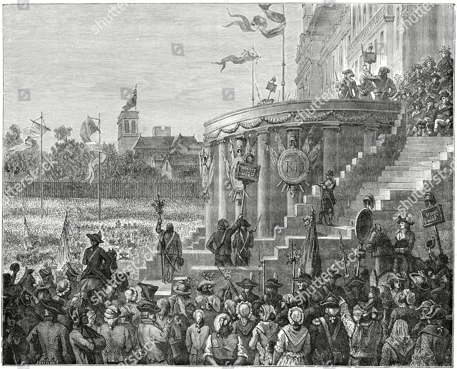 Revolution Replaces Traditional Religion Own Theology Editorial Stock ...