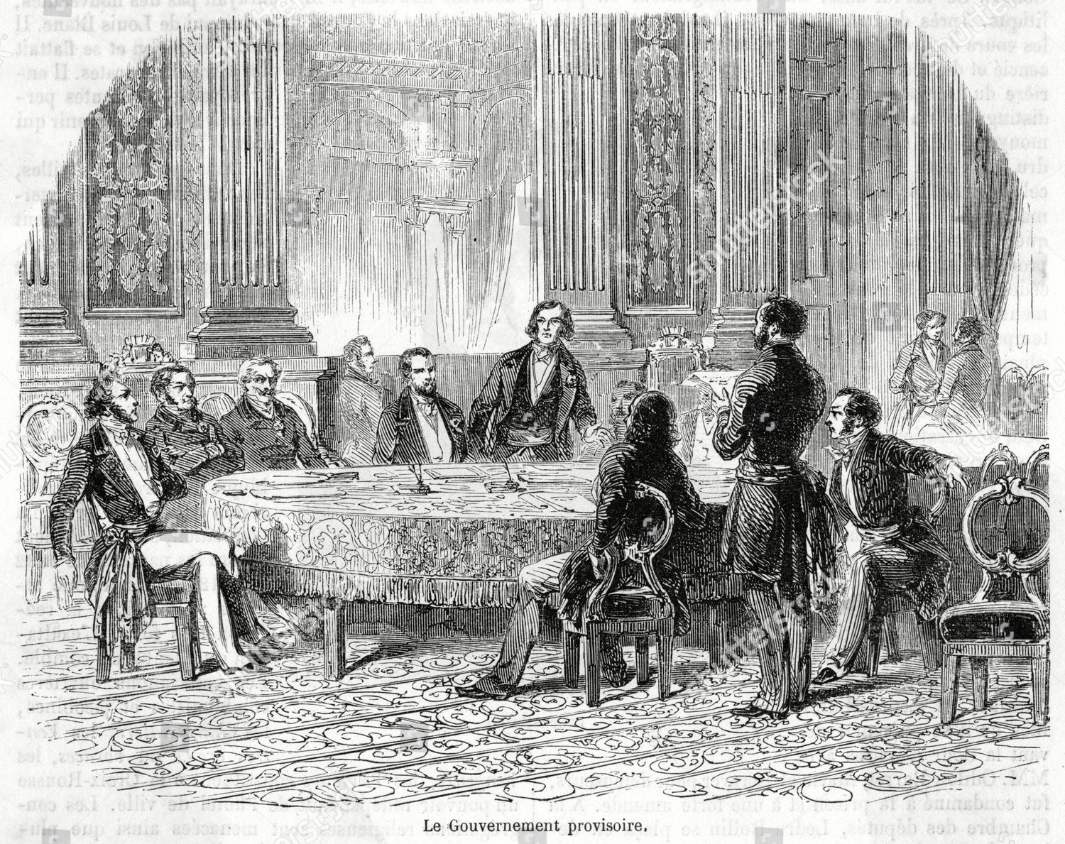 Le Gouvernement Provisoire Provisional Government On Editorial Stock ...