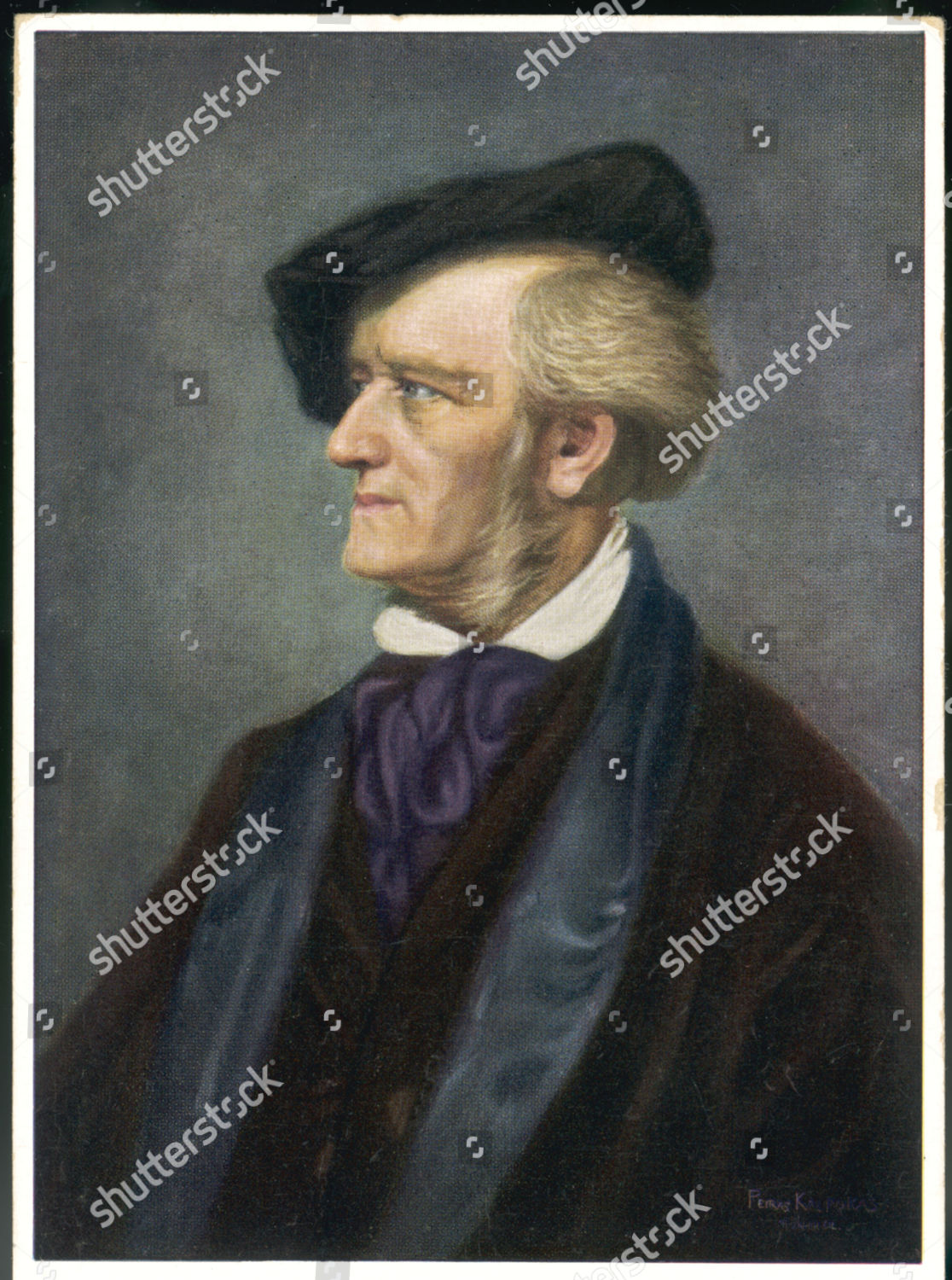 Wilhelm Richard Wagner German Composer 18131883 Editorial Stock Photo ...