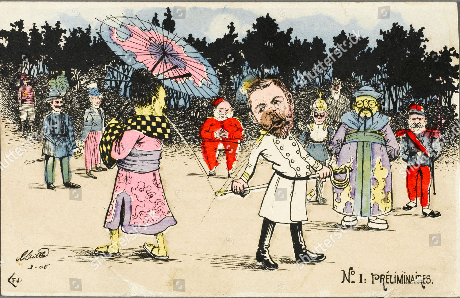 Card 1 5 Preliminaries Cartoon Interpretation Editorial Stock Photo ...