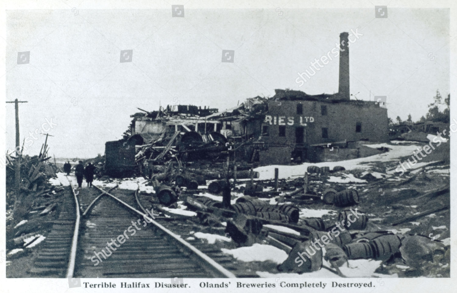 Disaster Halifax Nova Scotia Canada On Editorial Stock Photo - Stock ...