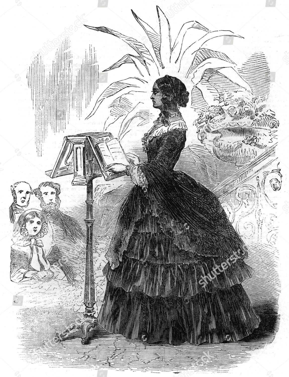 Mrs Mary E Webb Coloured Native Editorial Stock Photo - Stock Image ...