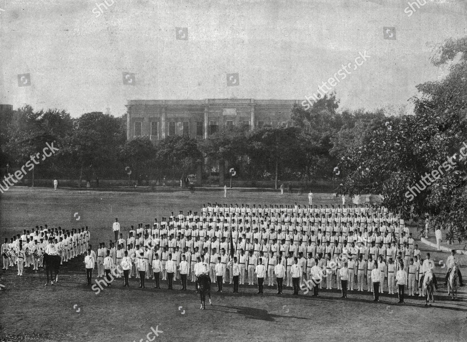 Infantry Battalion Egyptian Army On Parade Editorial Stock Photo ...