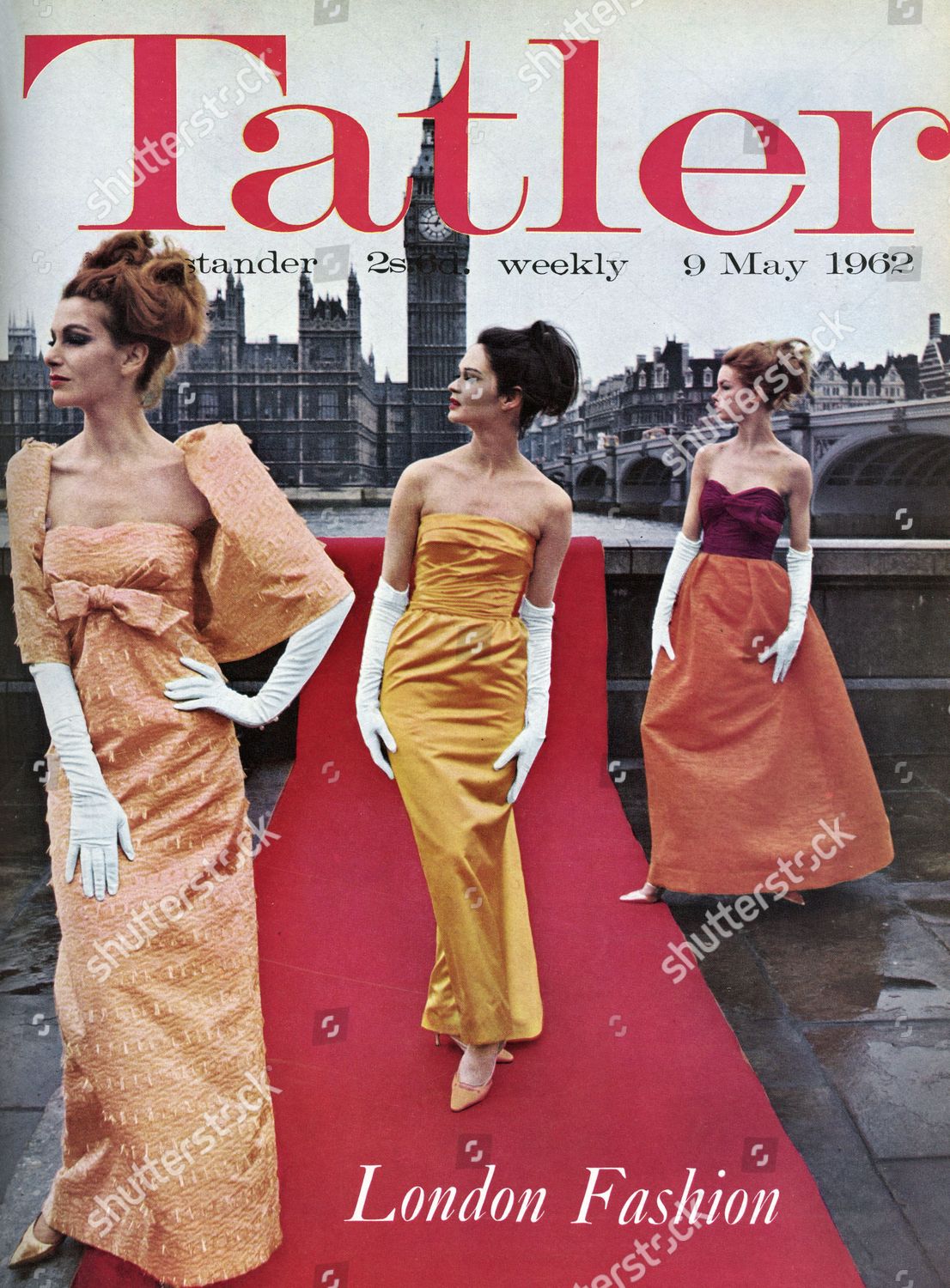 Front Cover Tatler May 1962 Celebrating Editorial Stock Photo - Stock ...
