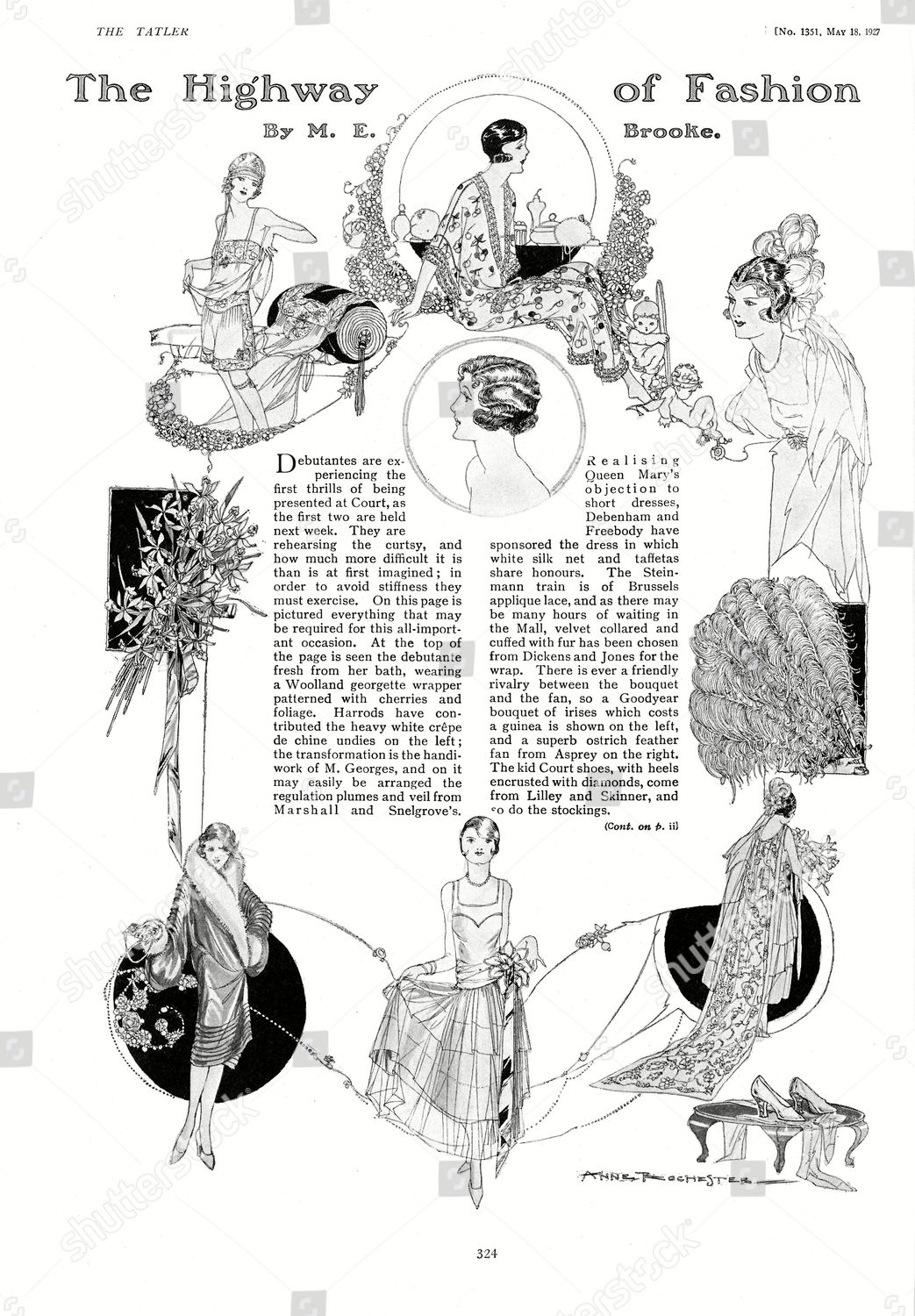 Page Beautiful Illustrations By Anne Rochester Editorial Stock Photo ...
