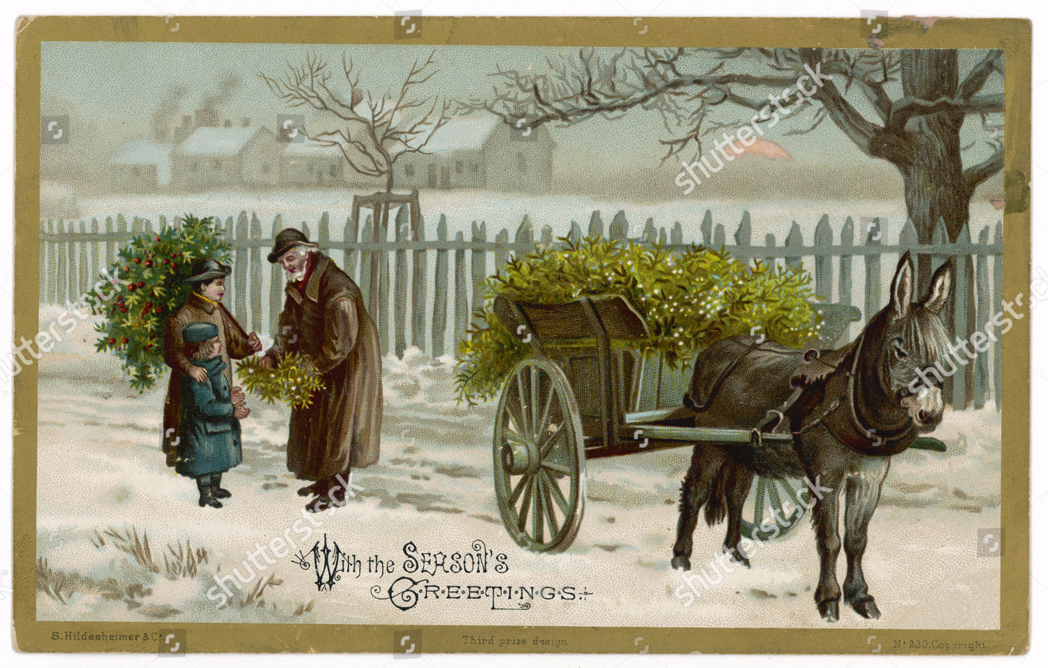 Two Children Buy Decorations Kindly Old Editorial Stock Photo - Stock ...