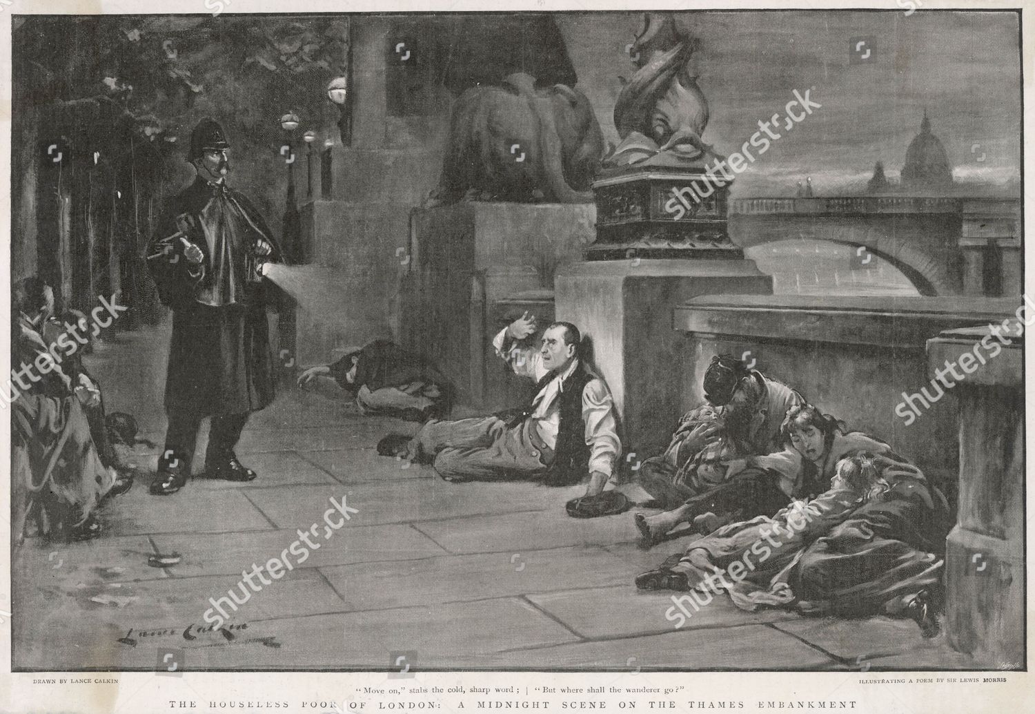 Homeless People On Thames Embankment London Editorial Stock Photo ...