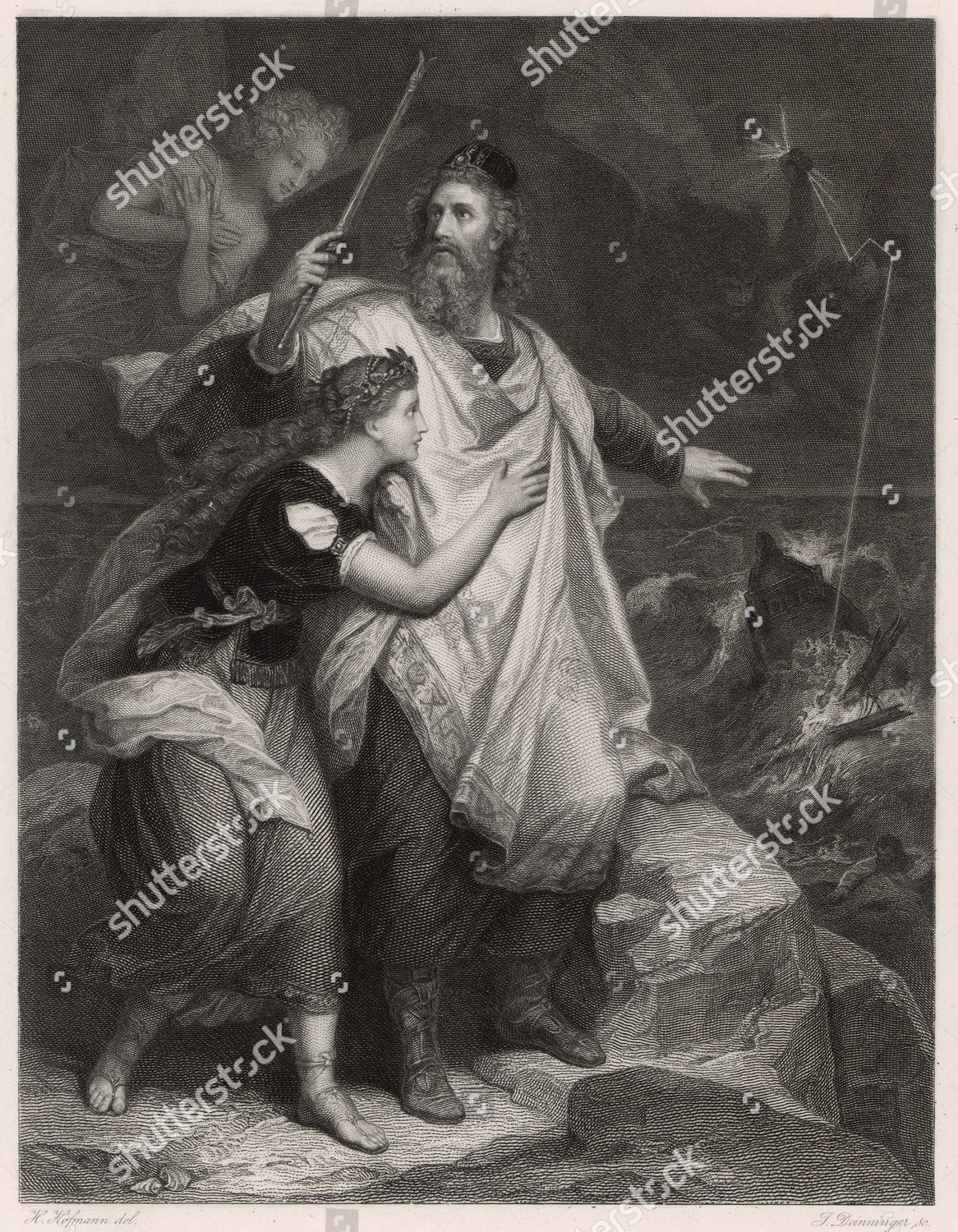 Scene Shakespeares Play Tempest Which Prospero Editorial Stock Photo ...