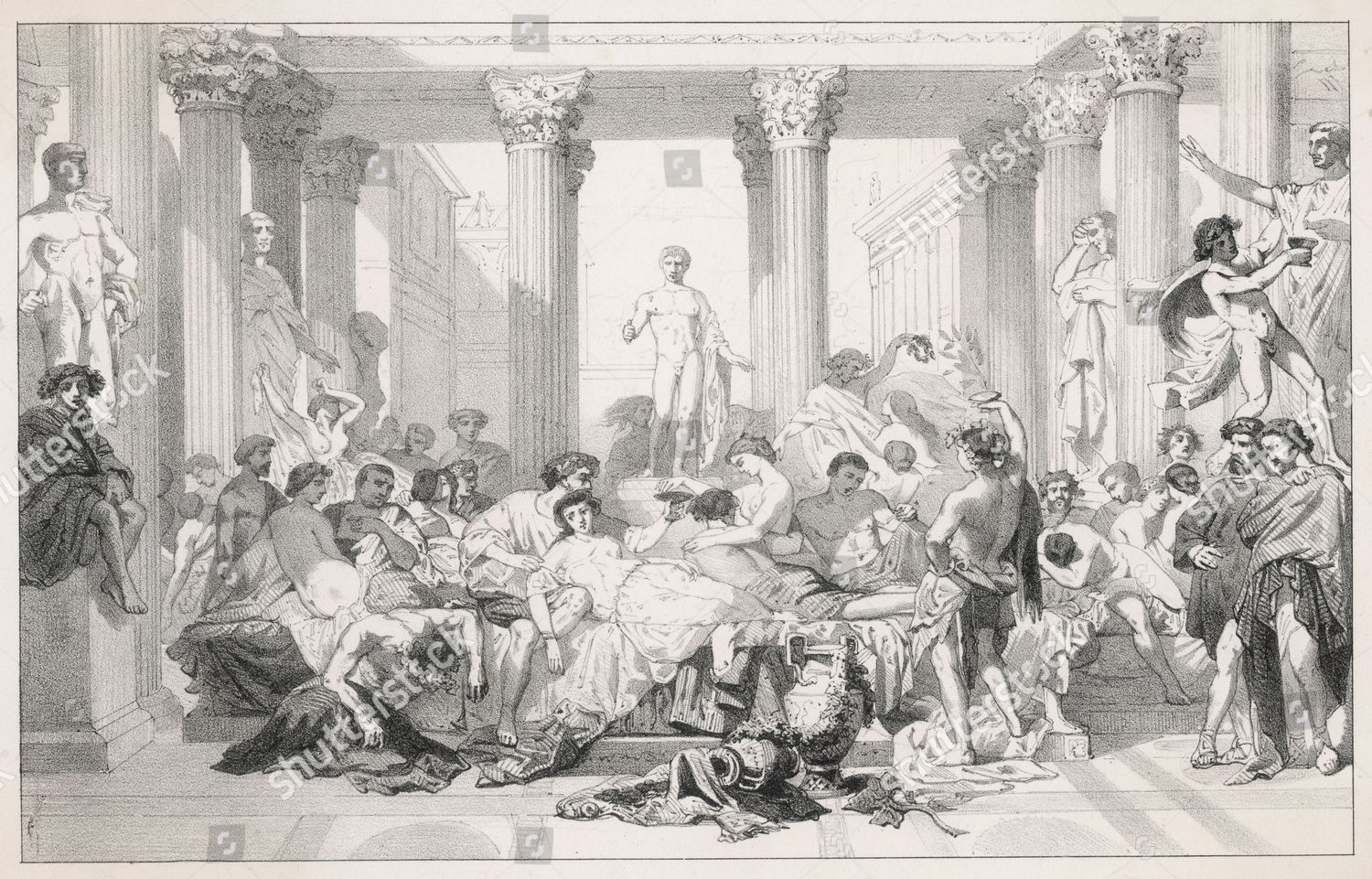 Roman Orgy Taking Place Age Decadence Editorial Stock Photo - Stock ...