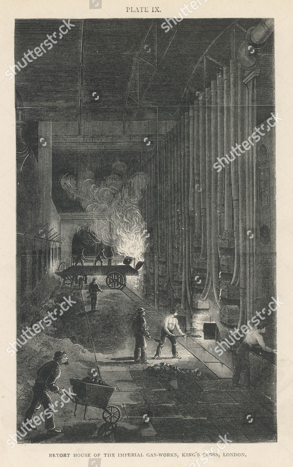 Retort House Imperial Gas Works Kings Editorial Stock Photo - Stock ...
