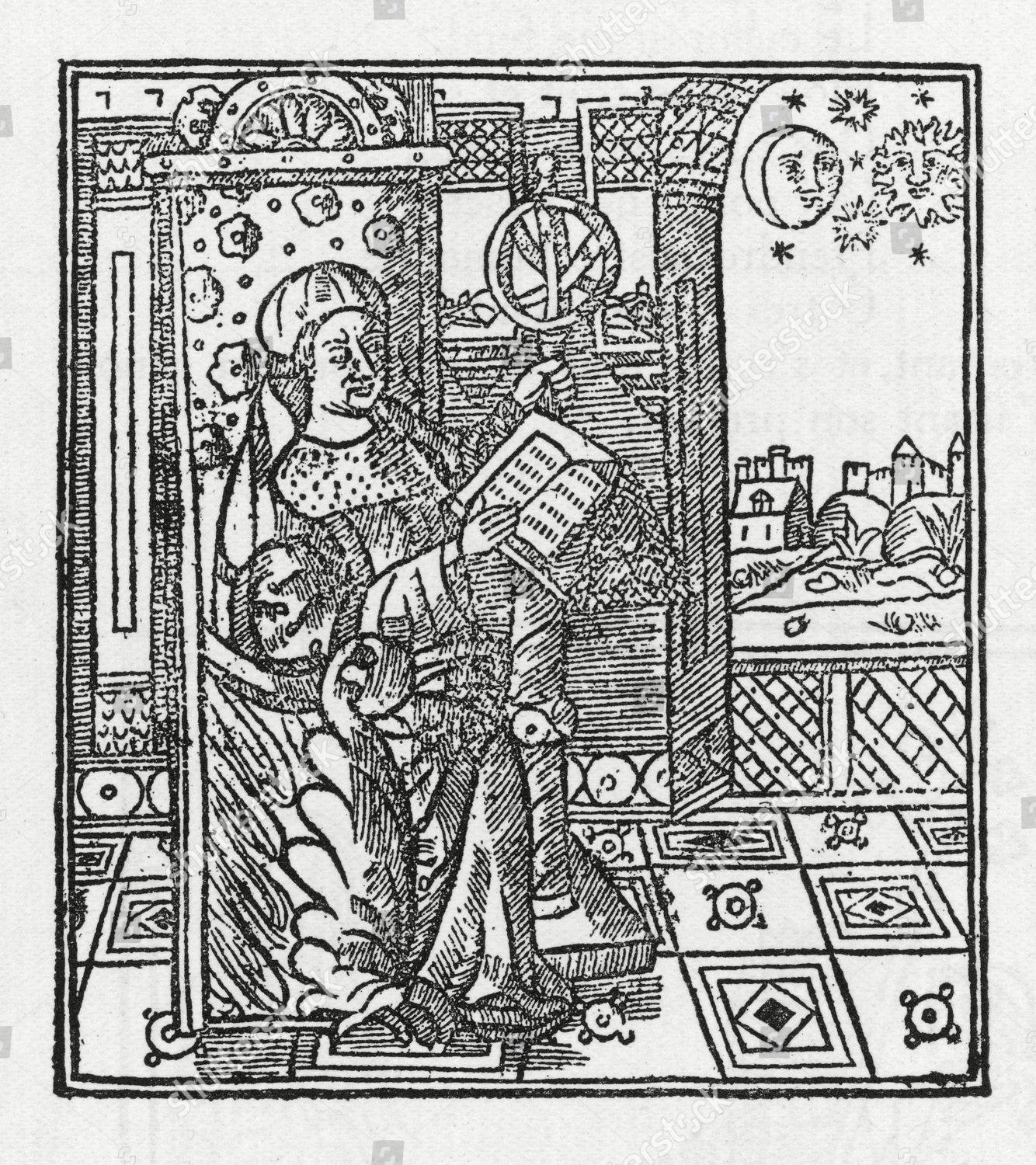 Astronomer Studies Movements Planets 16th Century Editorial Stock Photo ...
