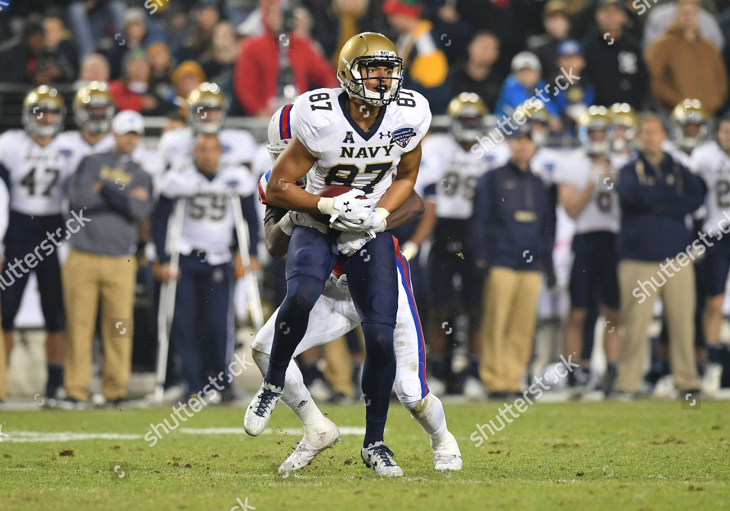 Rd Navy Midshipmen Wide Receiver Brandon Editorial Stock Photo - Stock ...