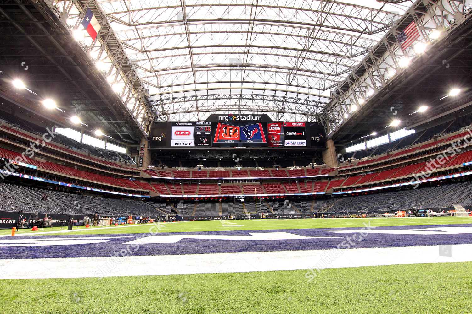 General Fieldlevel View Nrg Stadium Prior Editorial Stock Photo - Stock ...