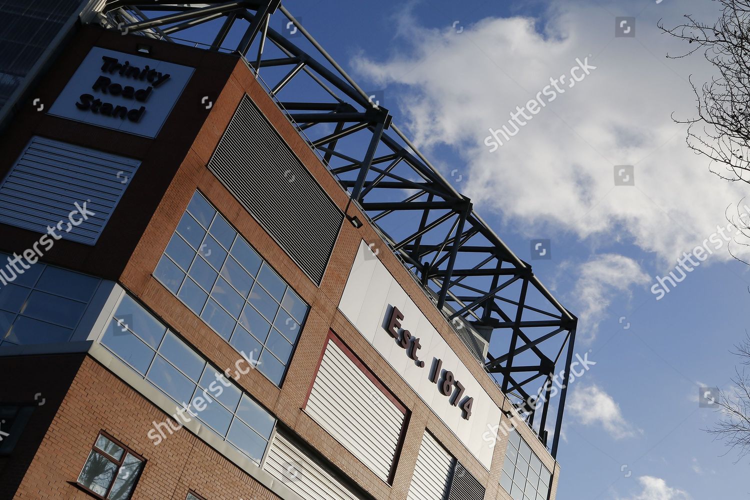 Trinity Road Stand Villa Park During Editorial Stock Photo - Stock ...