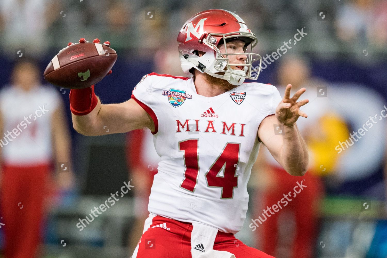 Miami Oh Quarterback Gus Ragland 14 Editorial Stock Photo - Stock Image ...