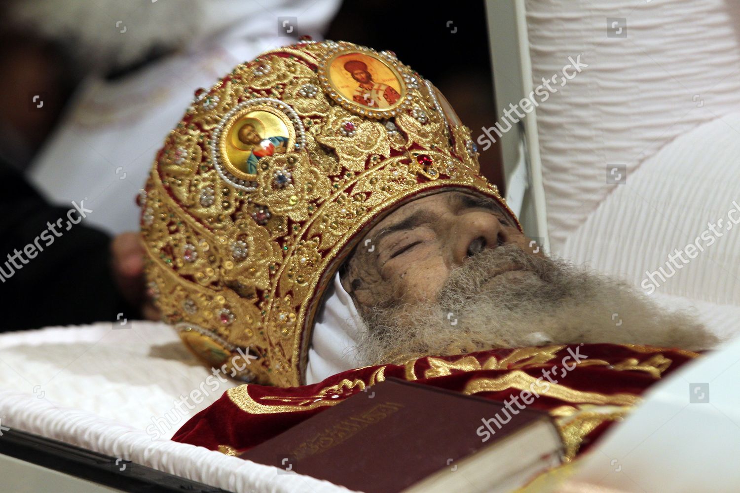 Body Pope Shenouda Iii Head Egypts Editorial Stock Photo - Stock Image ...