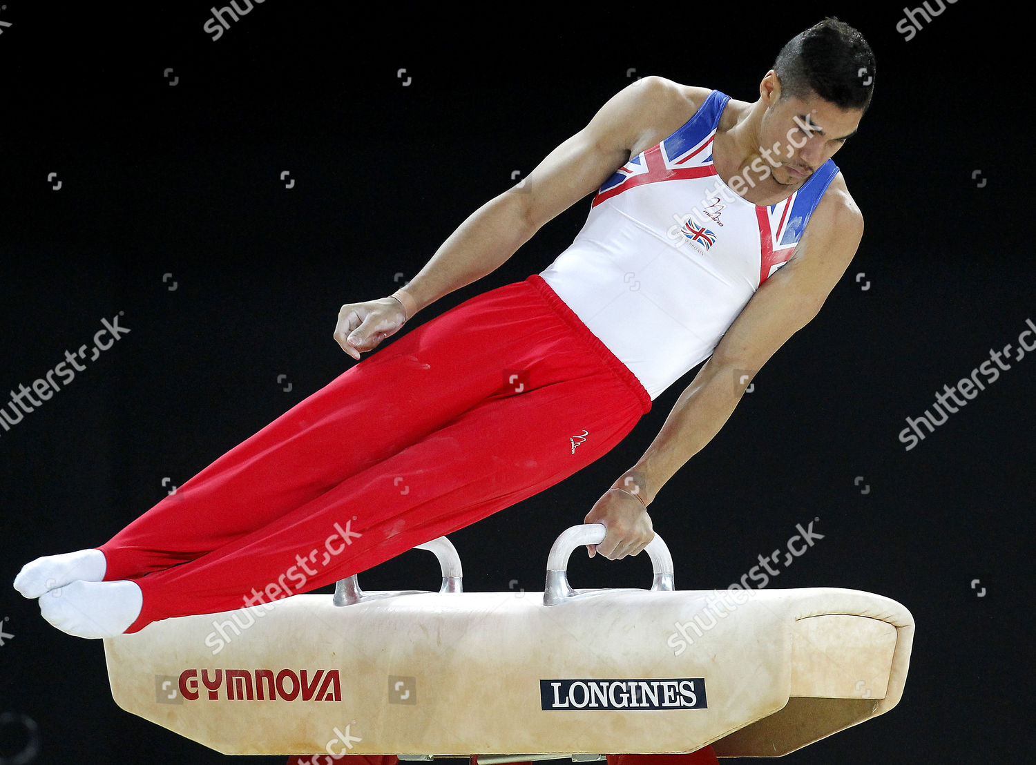 British Louis Smith Competes On Pommel Editorial Stock Photo - Stock ...
