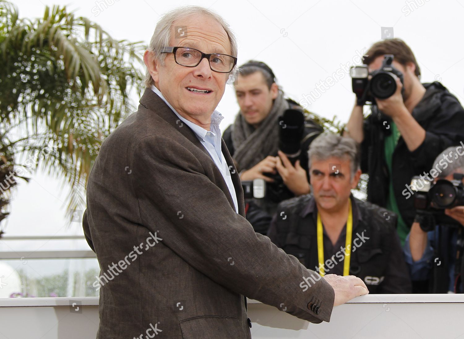 British Director Ken Loach Poses During Editorial Stock Photo - Stock ...