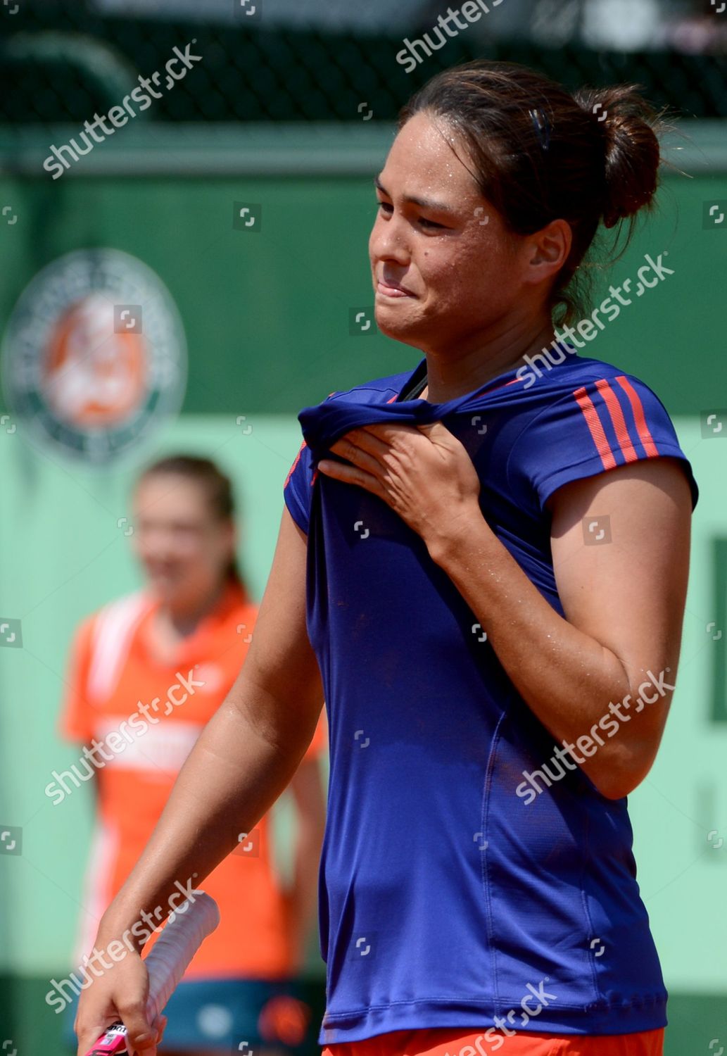 Jamie Hampton Usa Reacts During Her Editorial Stock Photo - Stock Image ...