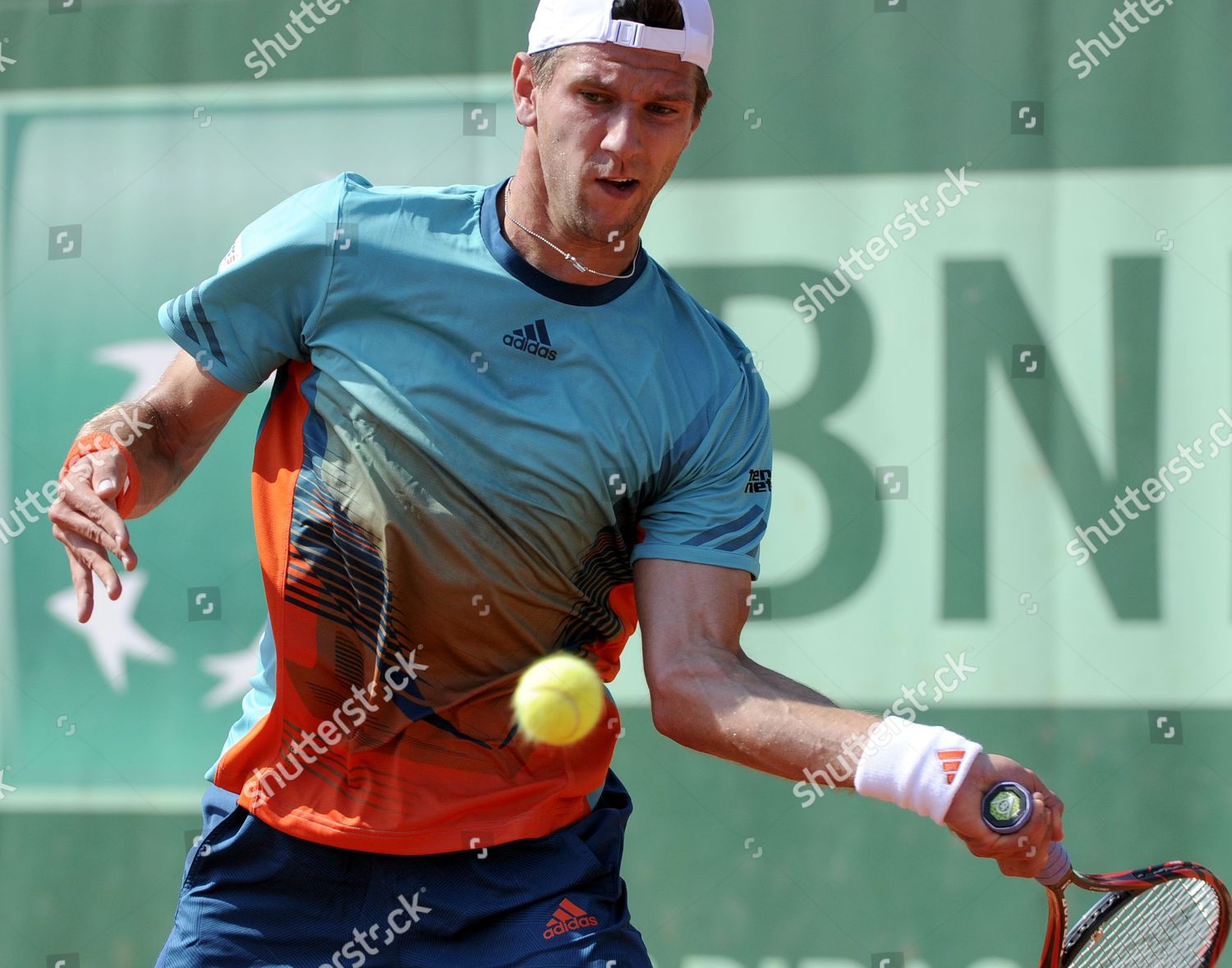 Juergen Melzer Austria Returns Michael Berrer Editorial Stock Photo ...