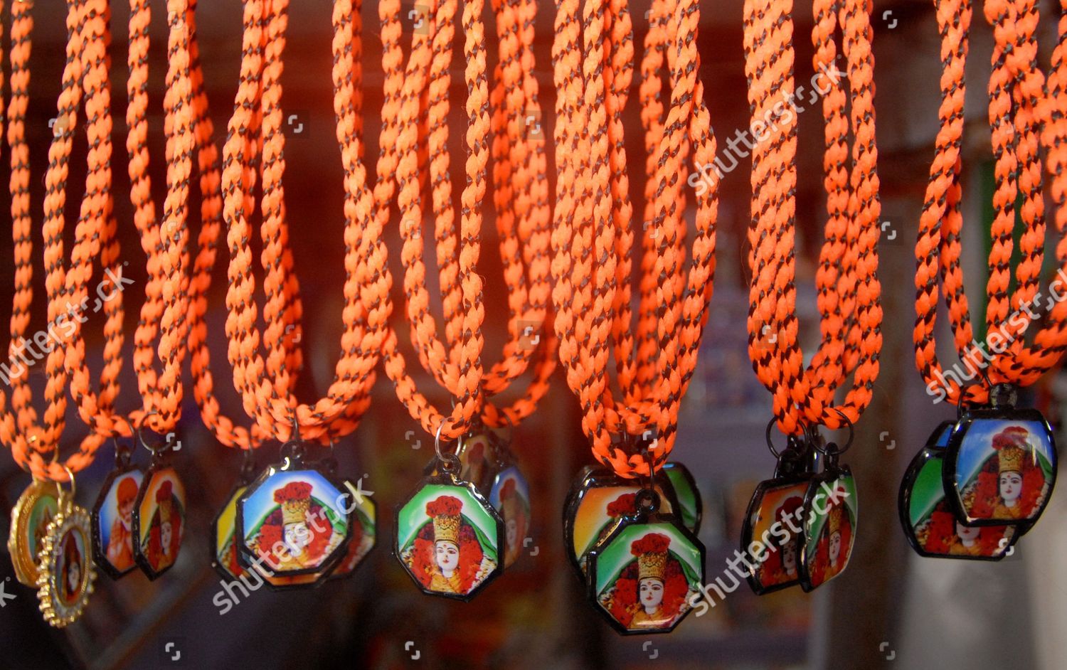 Bunch Sacred Threads Photos Goddess Jivdani Editorial Stock Photo ...