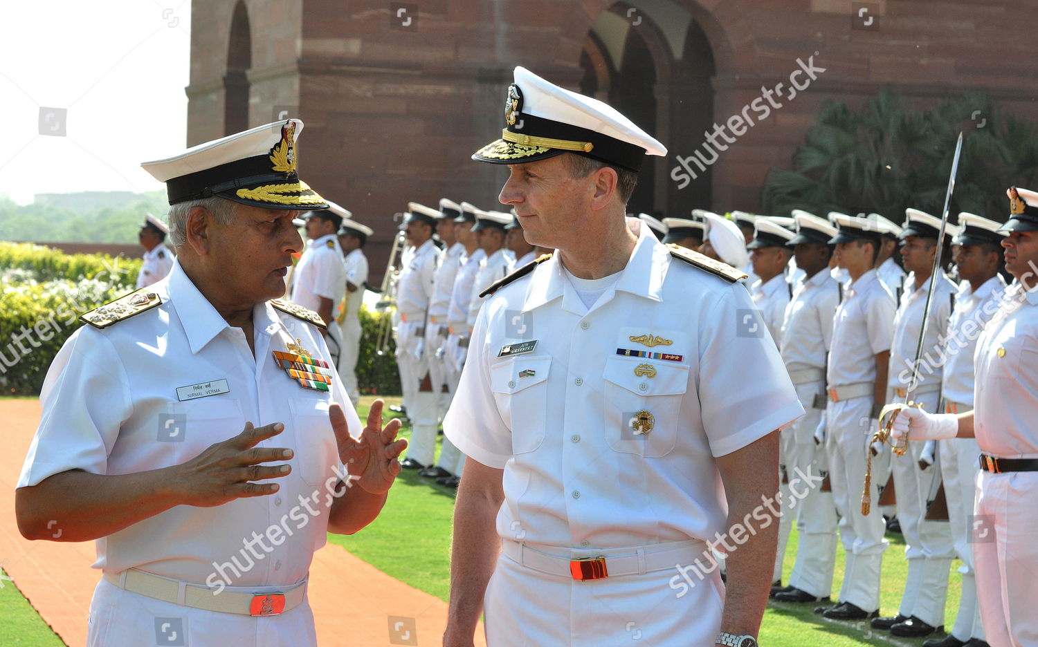 Us Naval Chief Operations Admiral Jonathan Editorial Stock Photo ...