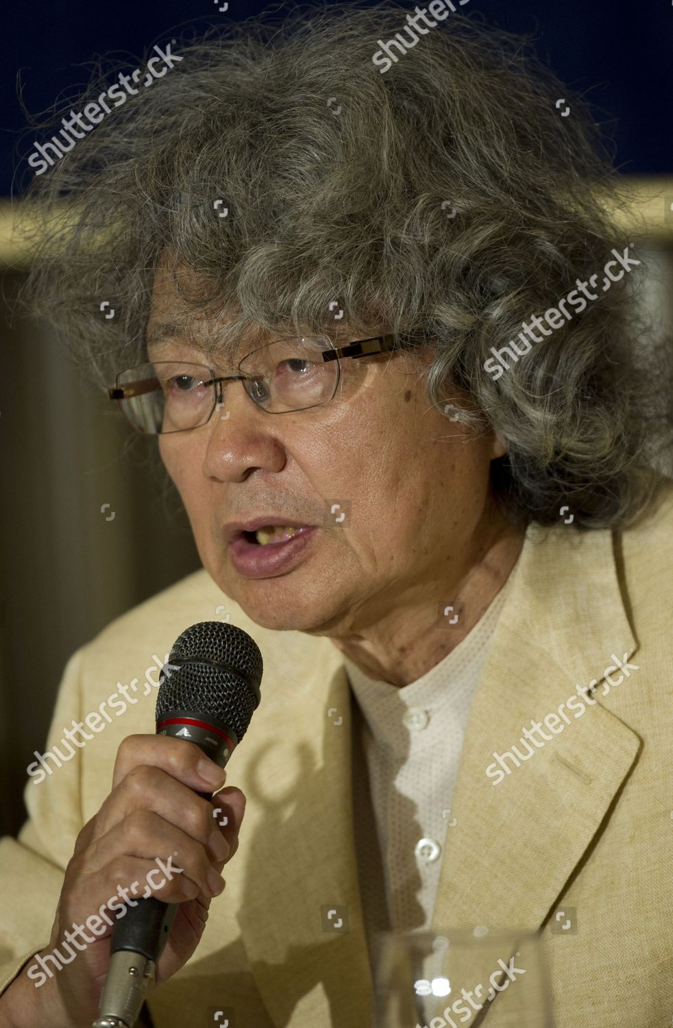 Satoshi Kamata Leading Japanese Journalist Speaks Editorial Stock Photo ...