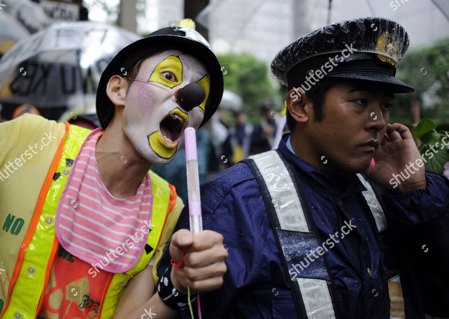 Protester L Clowns Makeup Featuring International Editorial Stock Photo ...