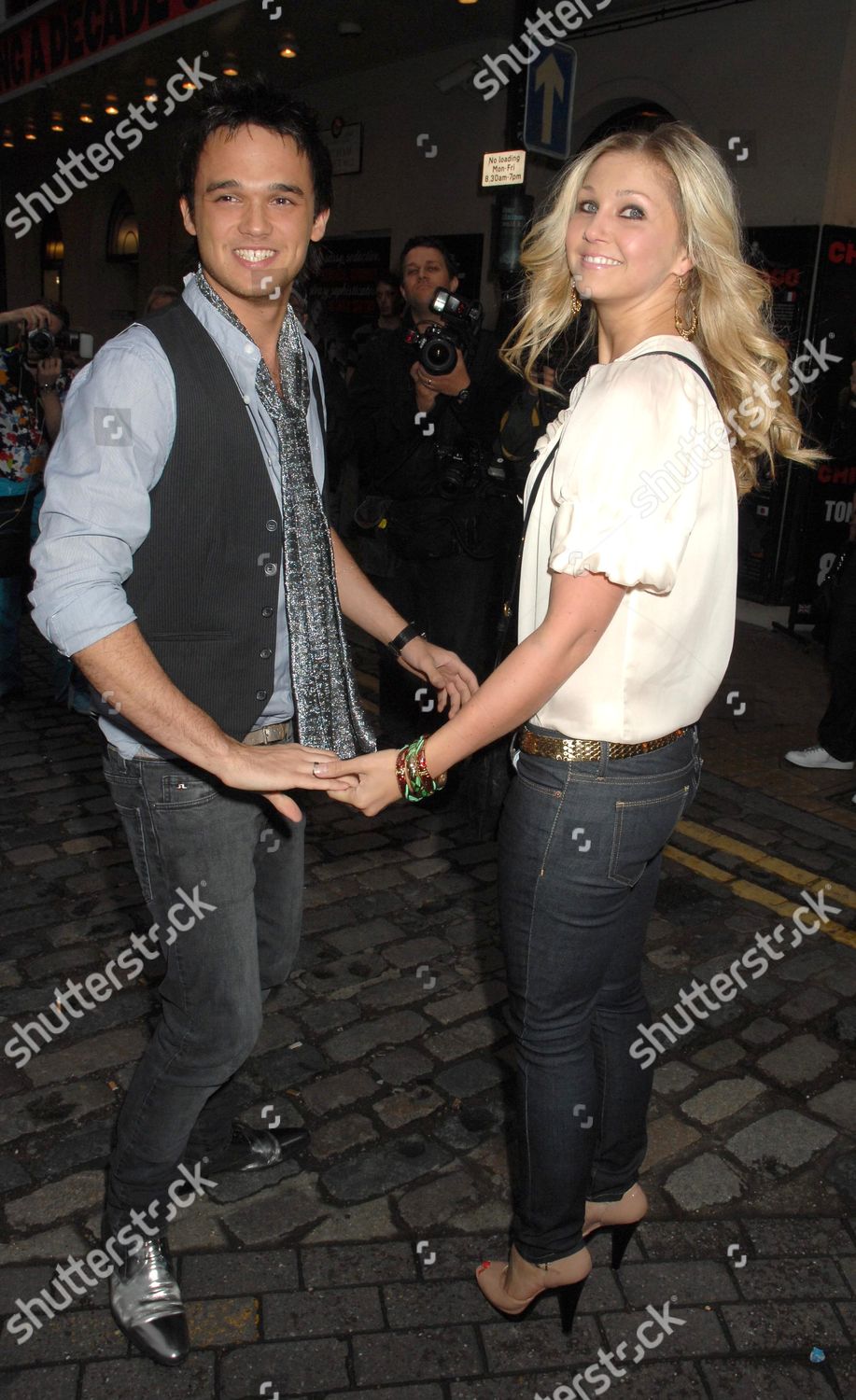 Gareth Gates His Fiancee Suzanne Mole Editorial Stock Photo - Stock ...
