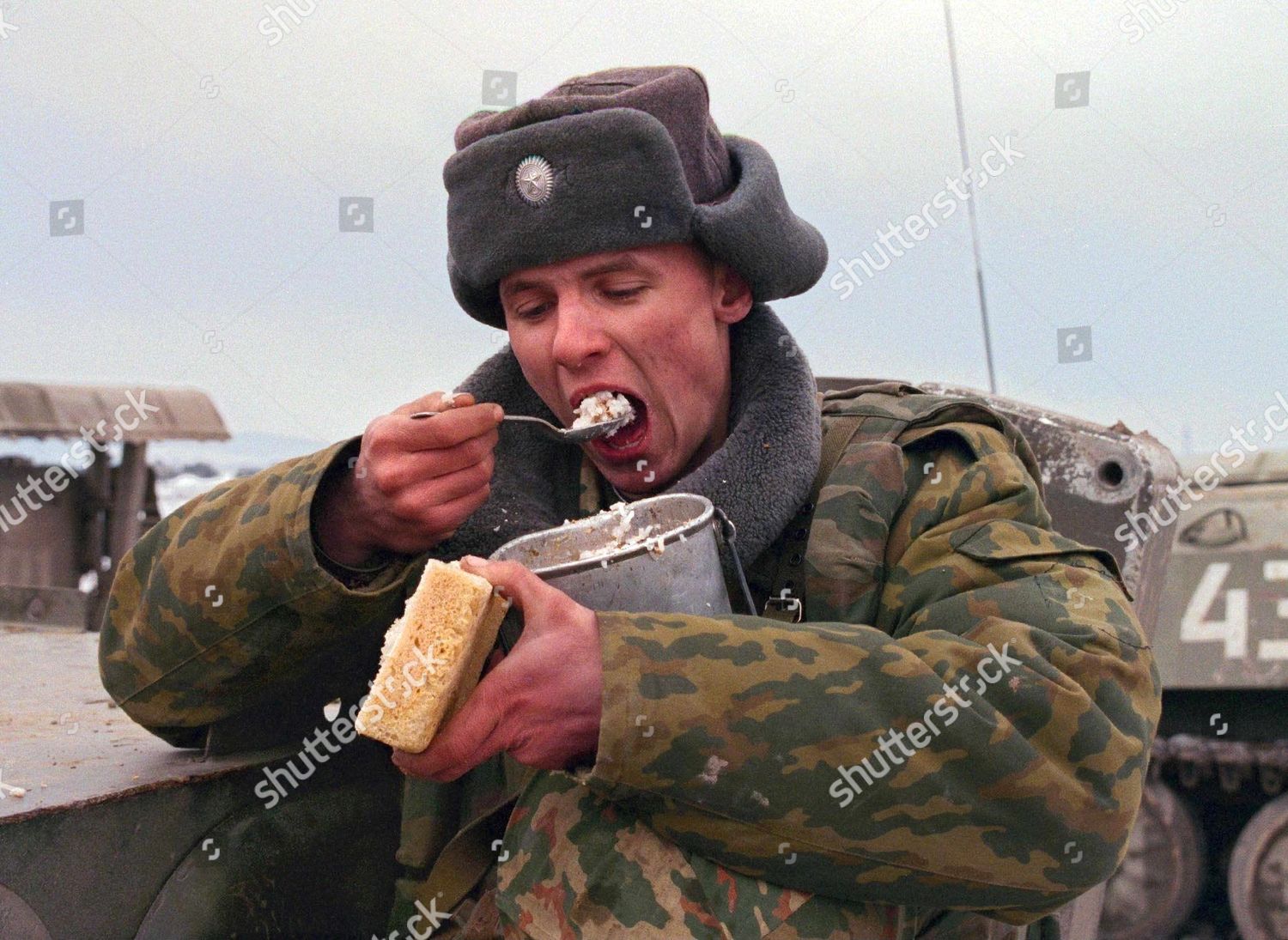 Khankala Chechnya Russian Federation Russian Soldier Editorial Stock ...