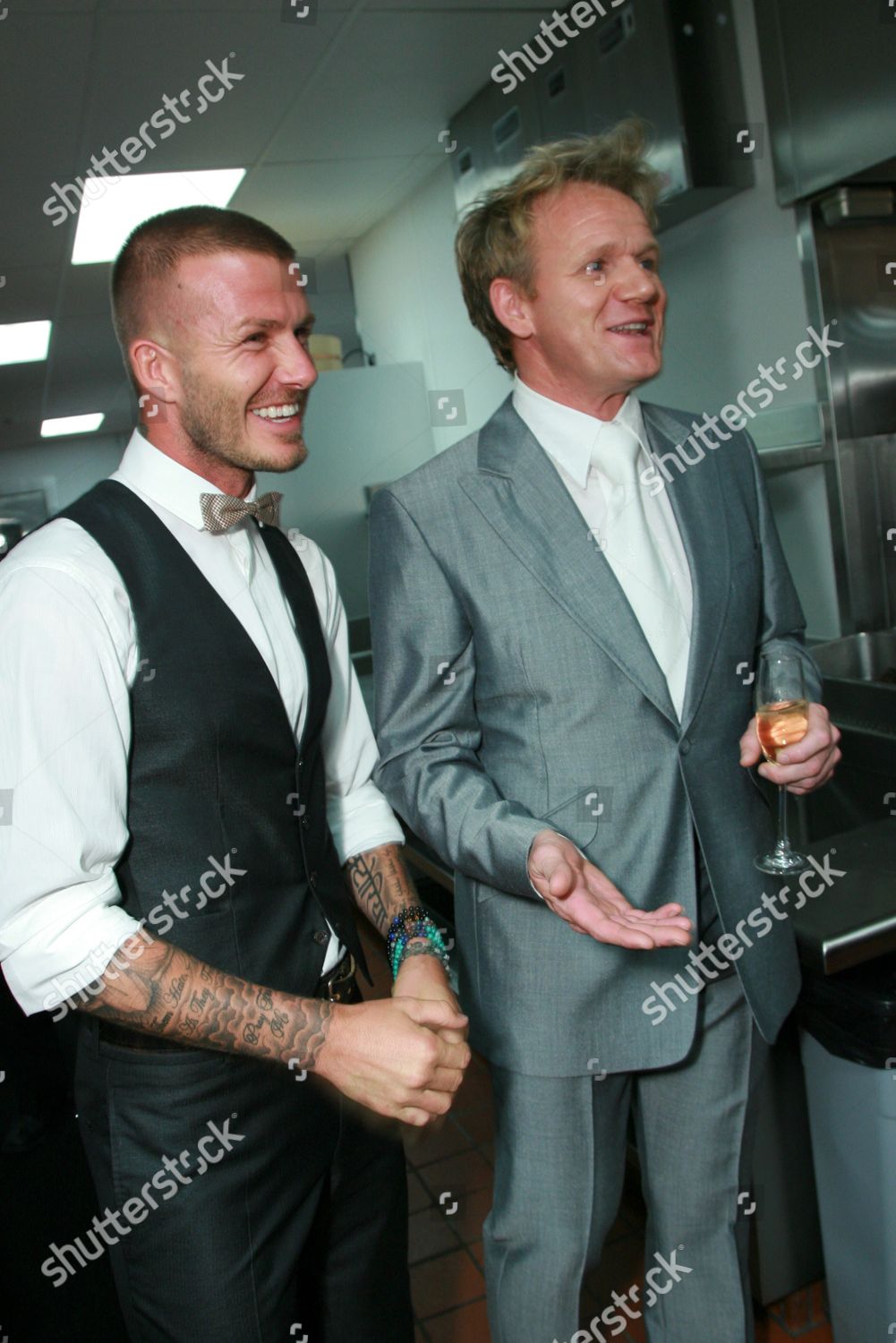 David Beckham Chef Gordon Ramsay Editorial Stock Photo - Stock Image ...