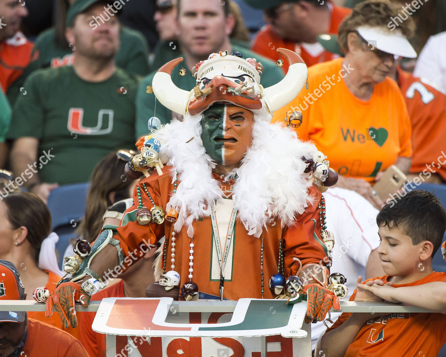 Orlando Fl Us Miami Hurricanes Fan Editorial Stock Photo - Stock Image ...