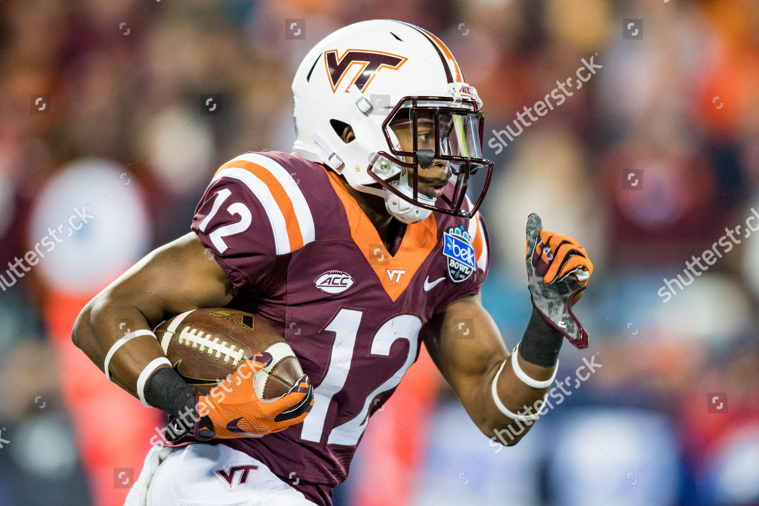 Virginia Tech Wide Receiver Henri Murphy Editorial Stock Photo - Stock ...