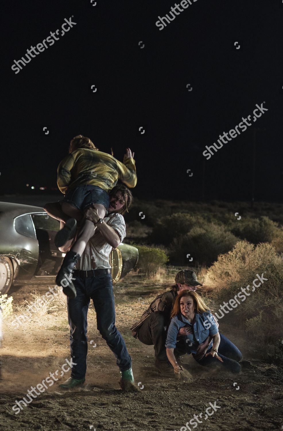 Lr Aaron Taylorjohnson Isla Fisher Robert Editorial Stock Photo - Stock ...