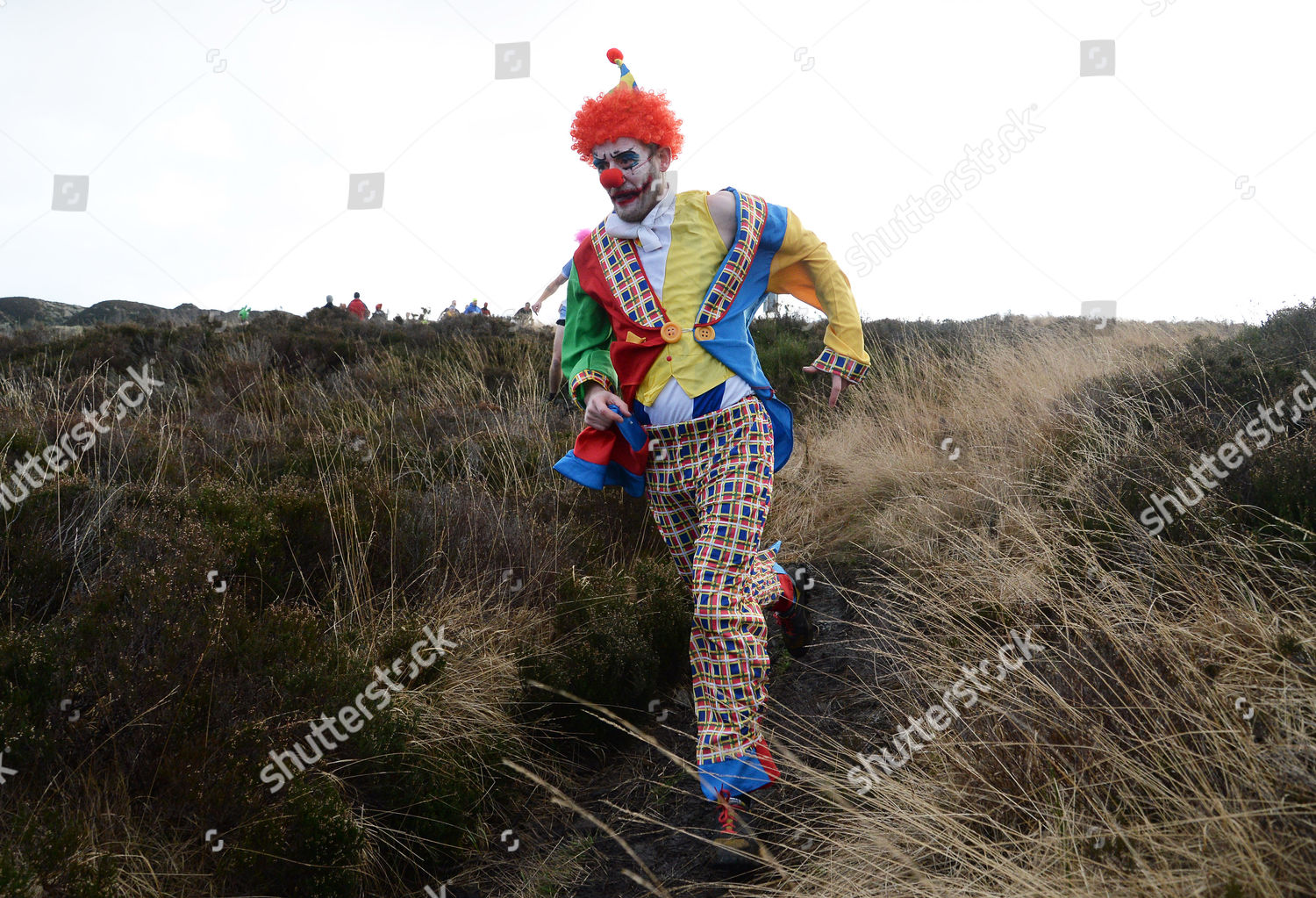 Competitors Wearing Fancy Dress Run Along Editorial Stock Photo - Stock ...