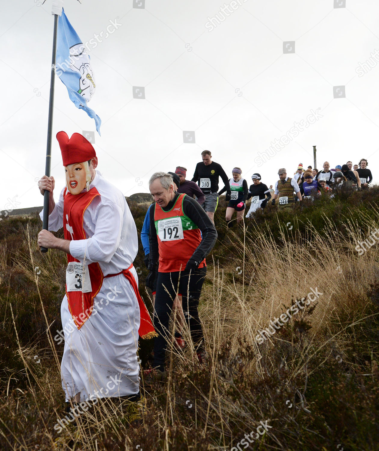 Competitors Wearing Fancy Dress Run Along Editorial Stock Photo - Stock ...