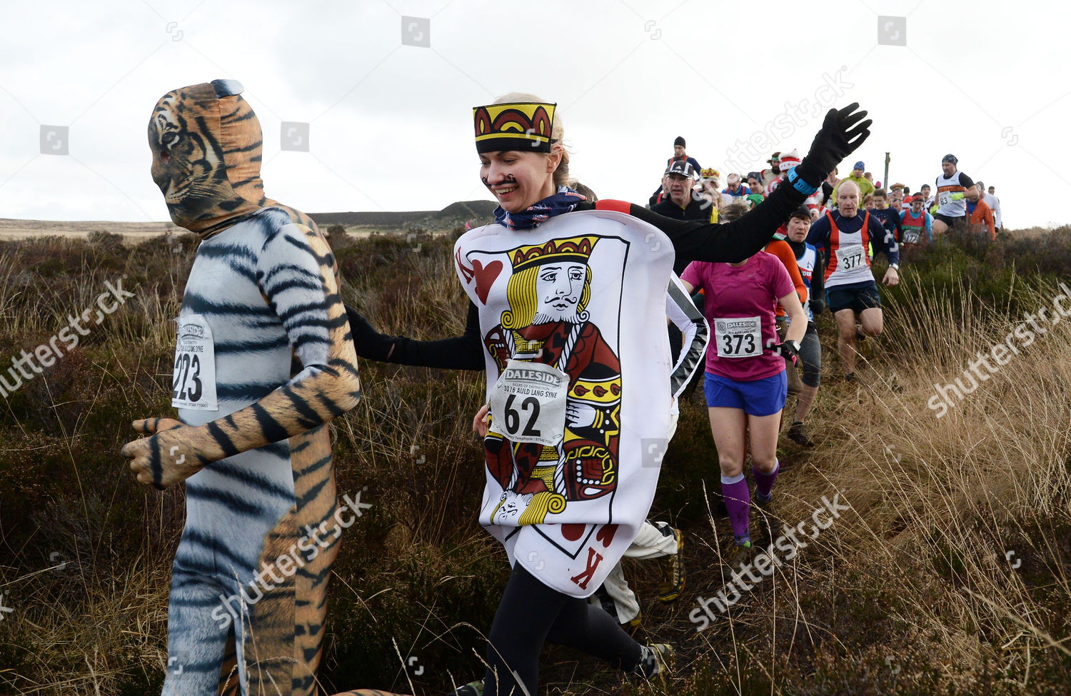 Competitors Wearing Fancy Dress Run Along Editorial Stock Photo - Stock ...