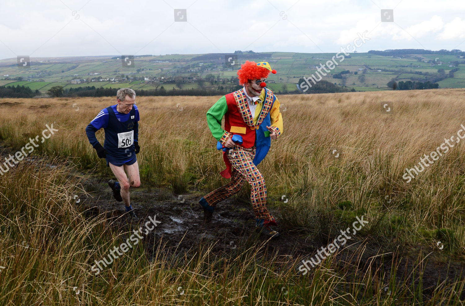 Competitors Wearing Fancy Dress Run Along Editorial Stock Photo - Stock ...