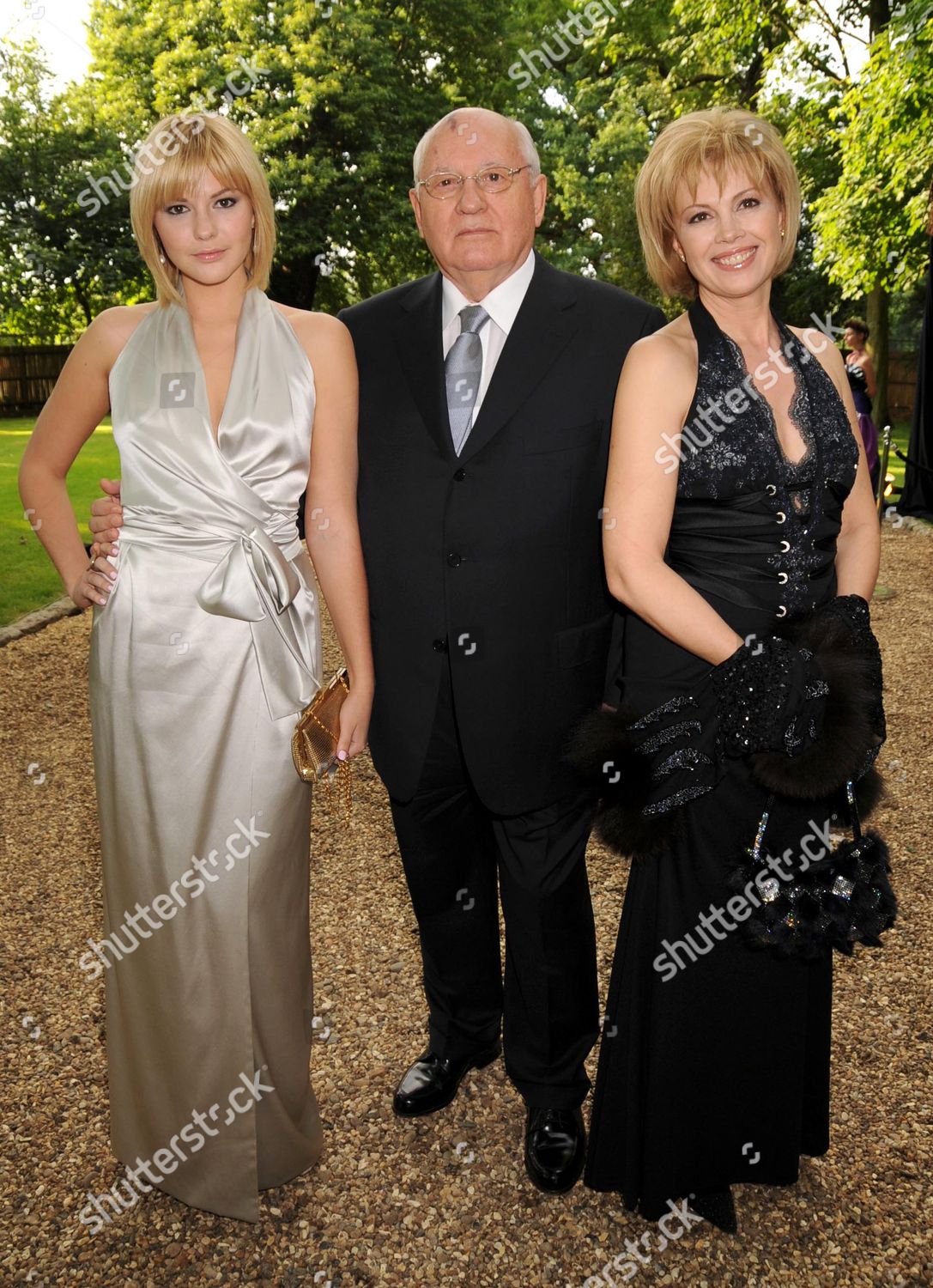 Mikhail Gorbachev Daughter Irina Virganskaya Right Editorial Stock ...