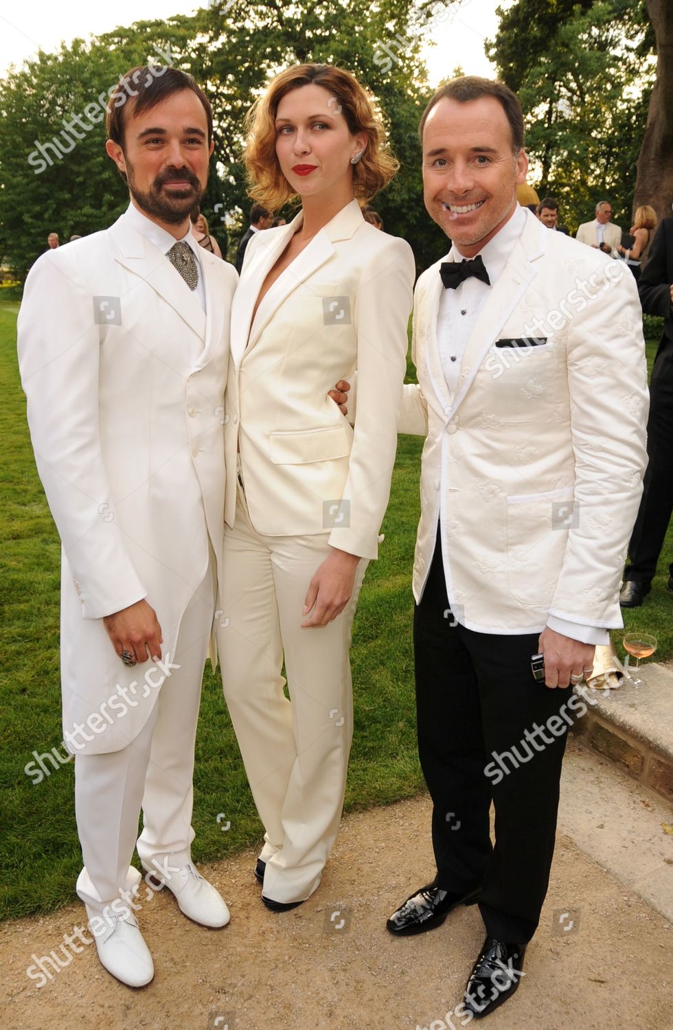 Evgeny Lebedev Margo Stilley David Furnish Editorial Stock Photo ...