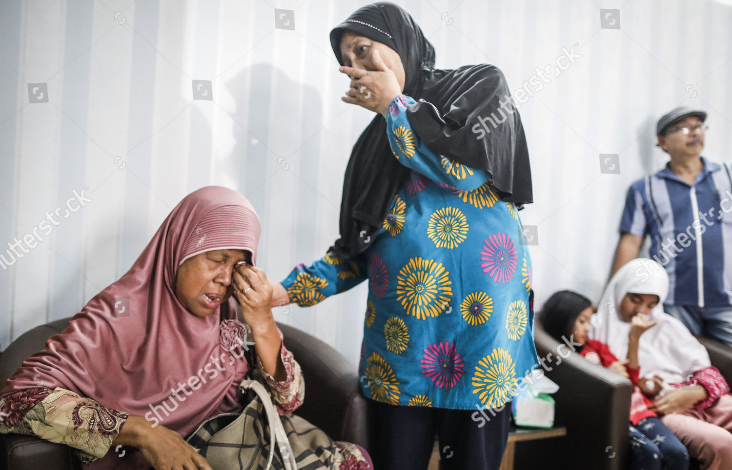 Family Members Cry During Identification Process Editorial Stock Photo ...
